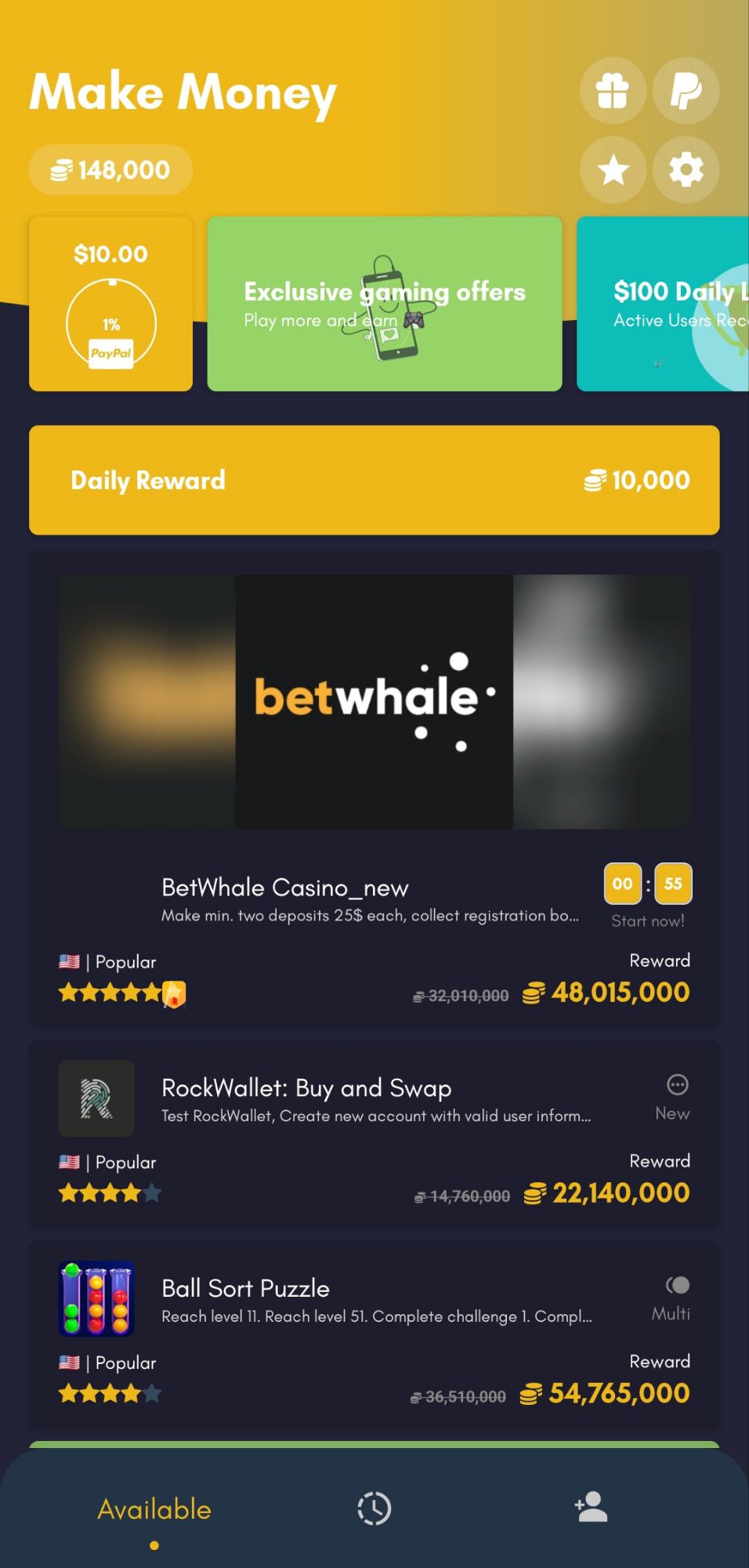 Make Money - Cash Earning App Referral Code: Bonus